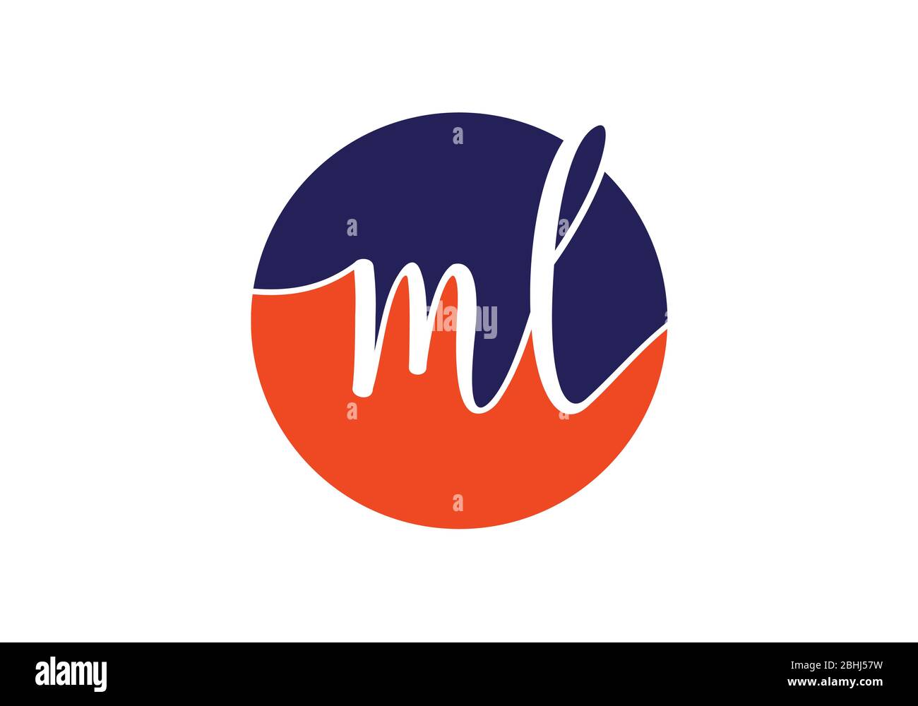 Initial Monogram Letter M L Logo Design Vector Template. ML Letter Logo ...