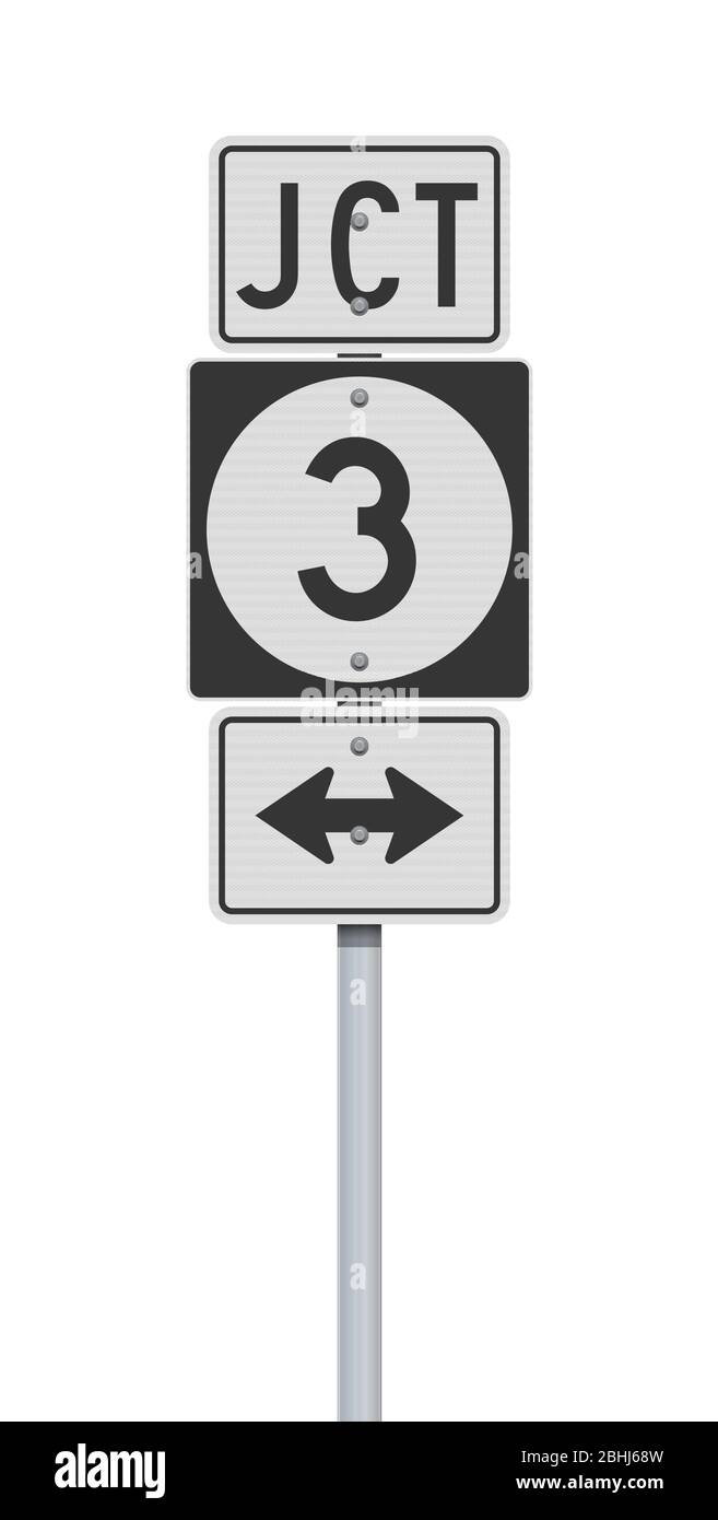 Vector illustration of the Iowa State Highway road sign on metallic ...