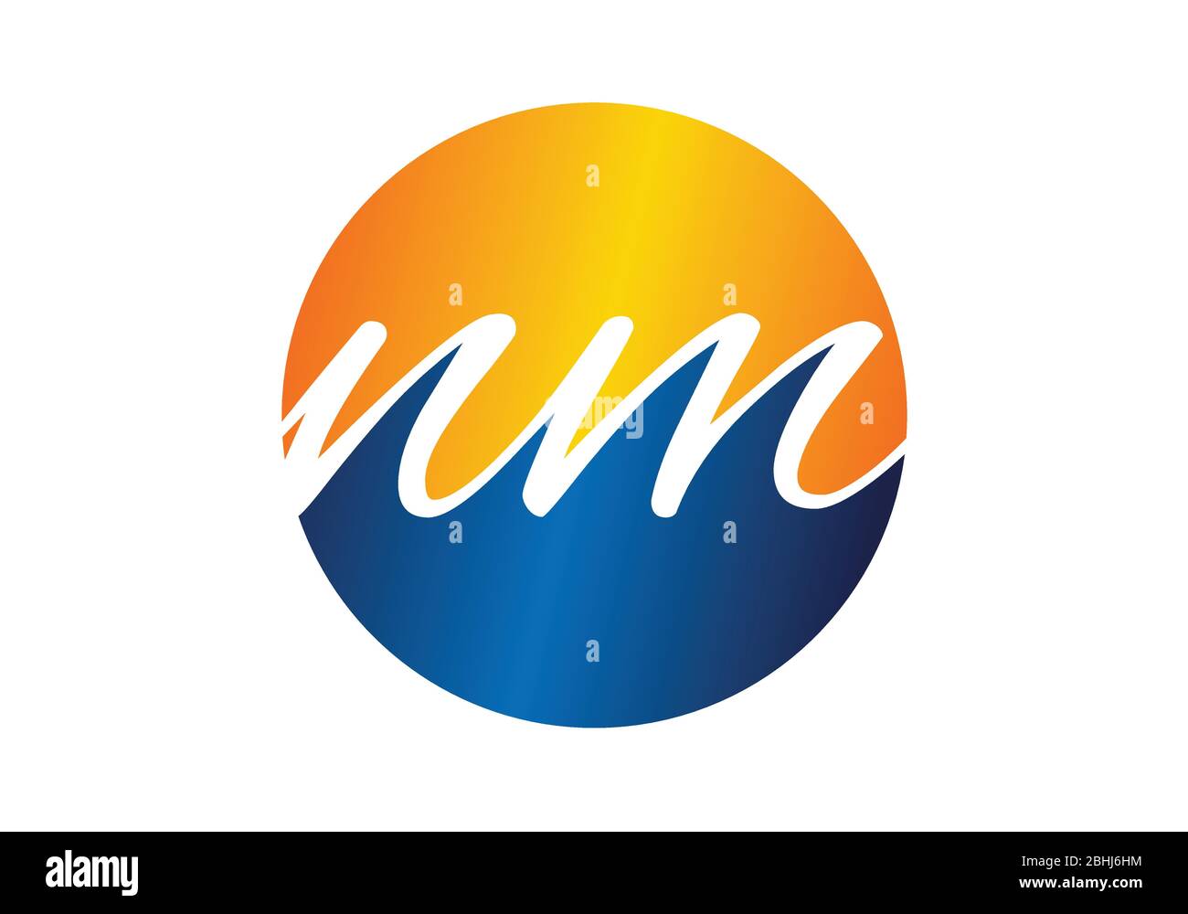 Initial Monogram Letter N M Logo Design Vector Template. NM Letter Logo ...