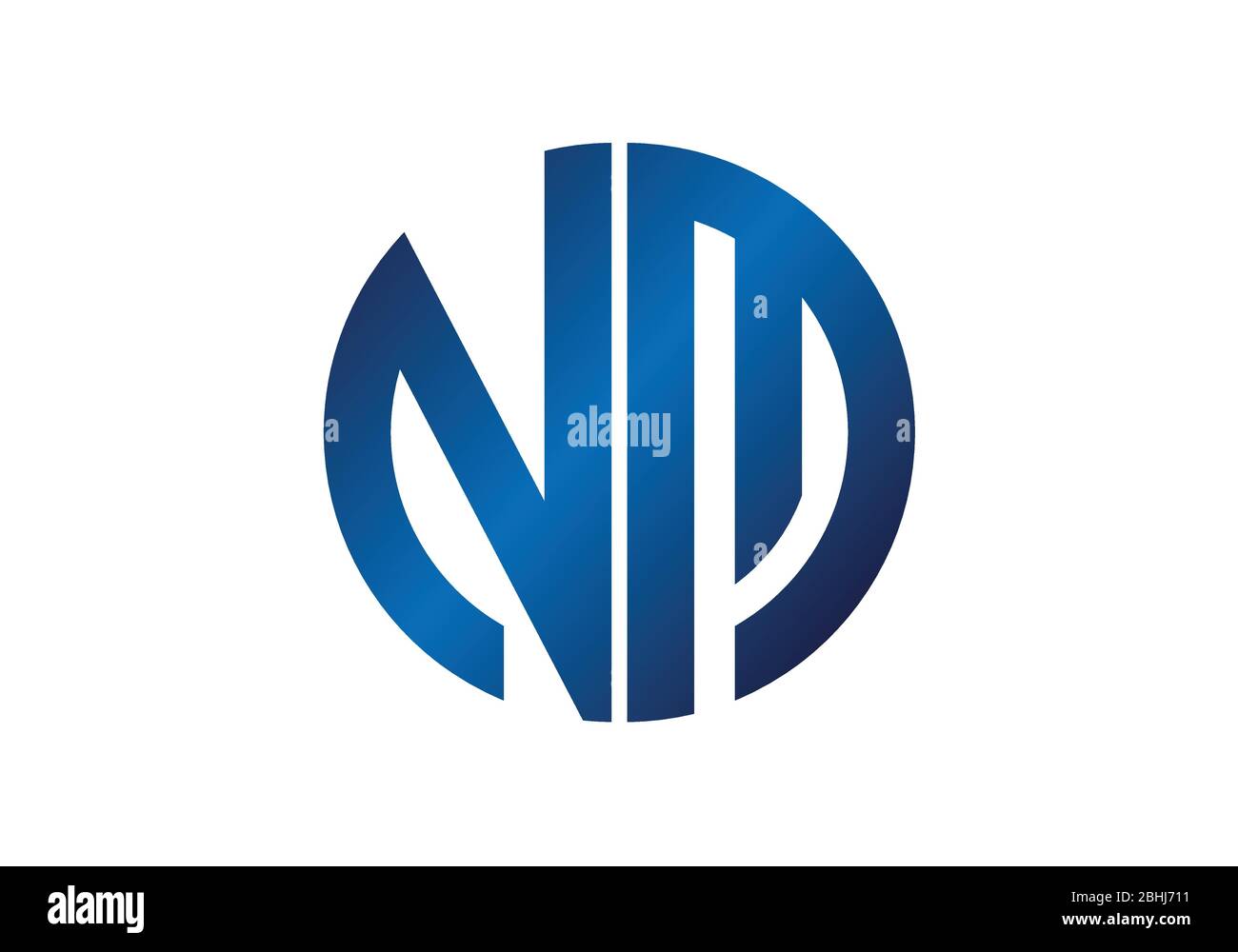 Initial Monogram Letter N M Logo Design Vector Template. NM Letter Logo ...