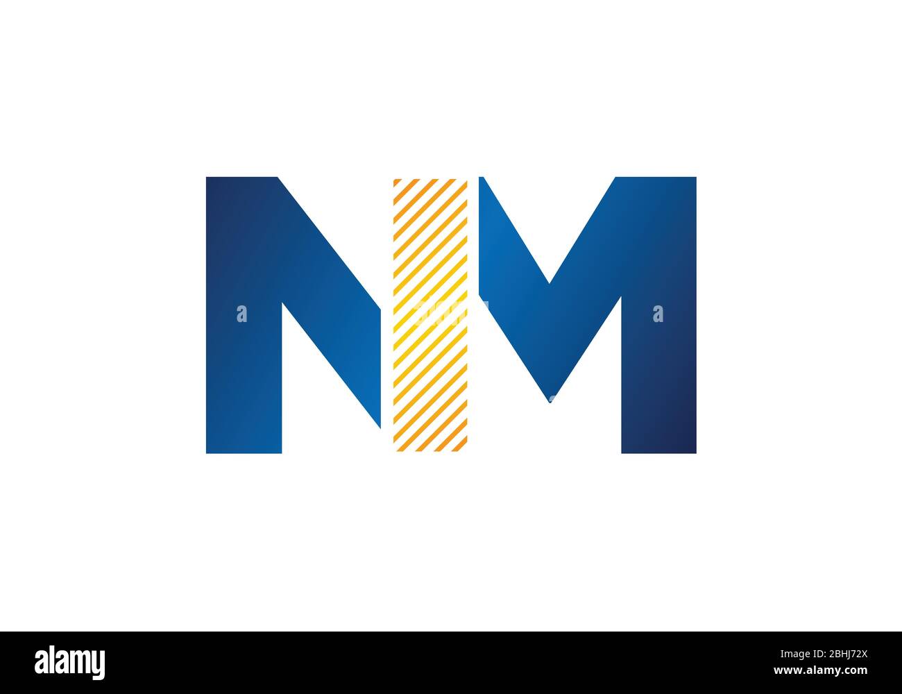 N m geometric letters Cut Out Stock Images & Pictures - Alamy