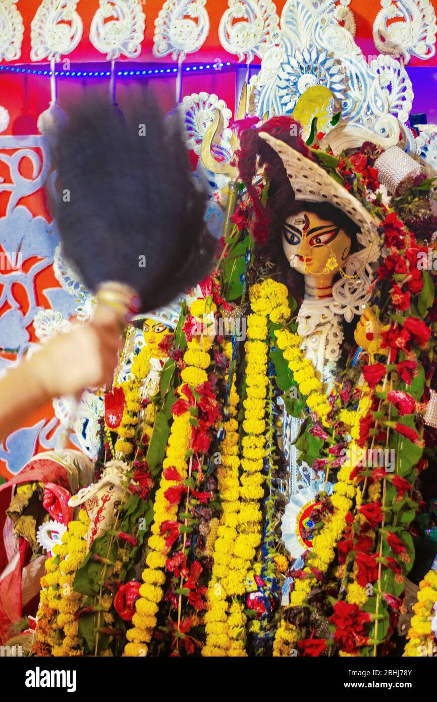 Ardhanarishwar Puja held in the house of a transgender couple Stock ...