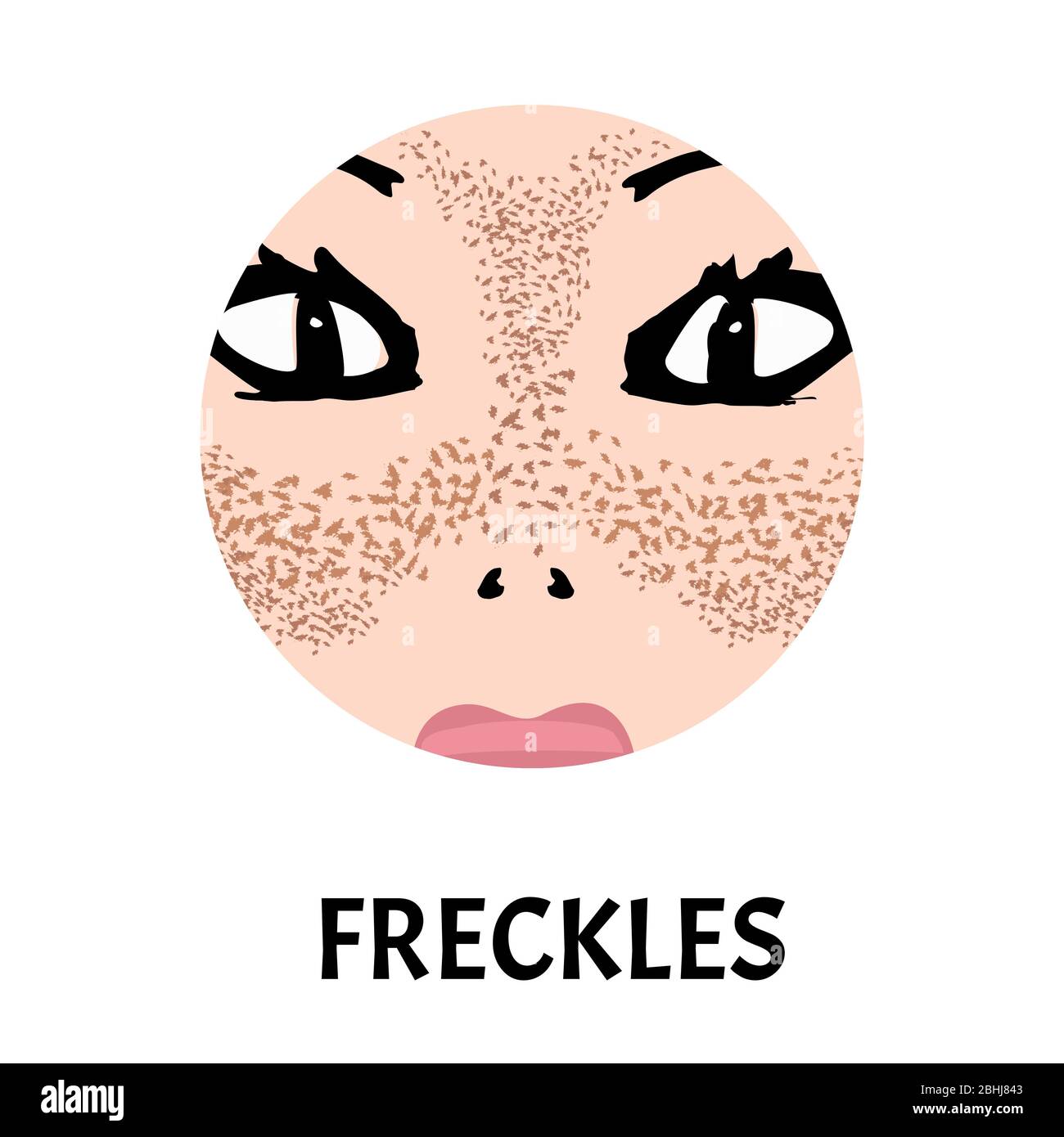 Pigmented epidermis Stock Vector Images - Alamy