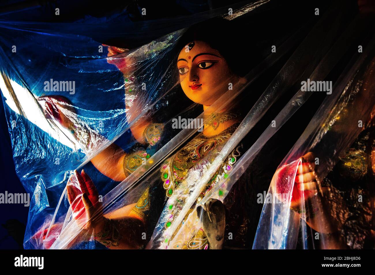 Kumartuli in the time of Mahalaya Stock Photo - Alamy