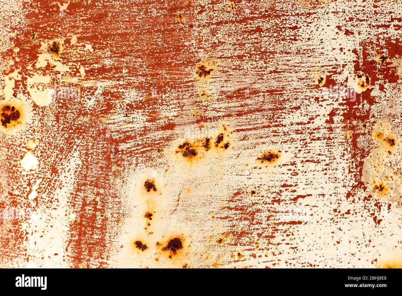 Grunge red brown rust on white metallic sheet textured background Stock ...