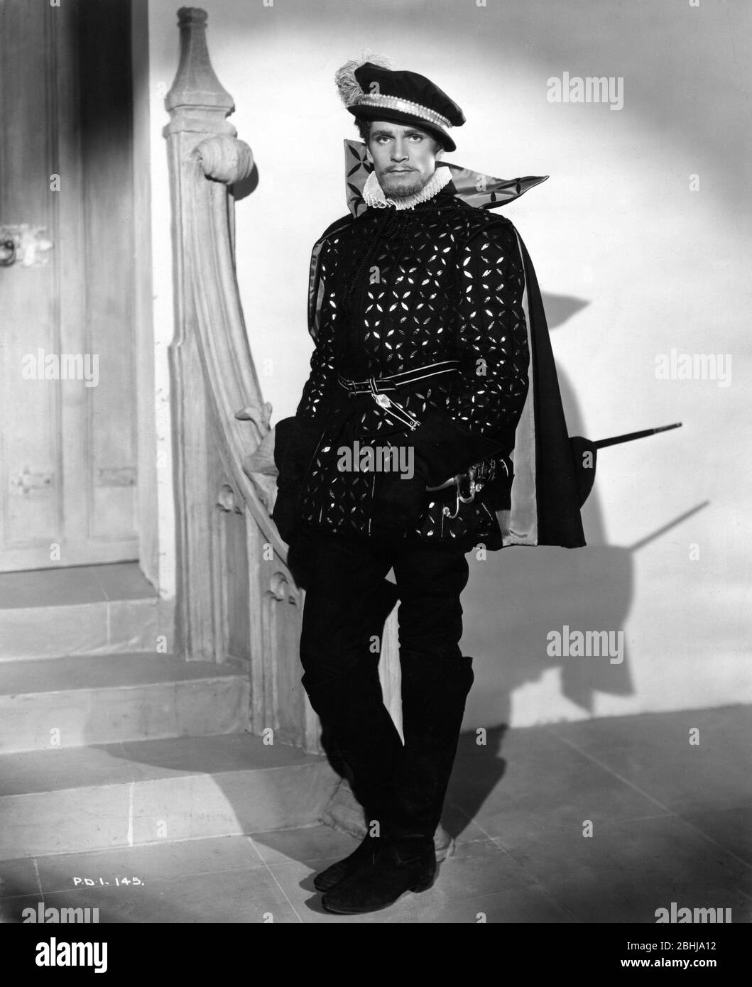 LAURENCE OLIVIER Portrait as Michael Ingolby in FIRE OVER ENGLAND 1937 ...