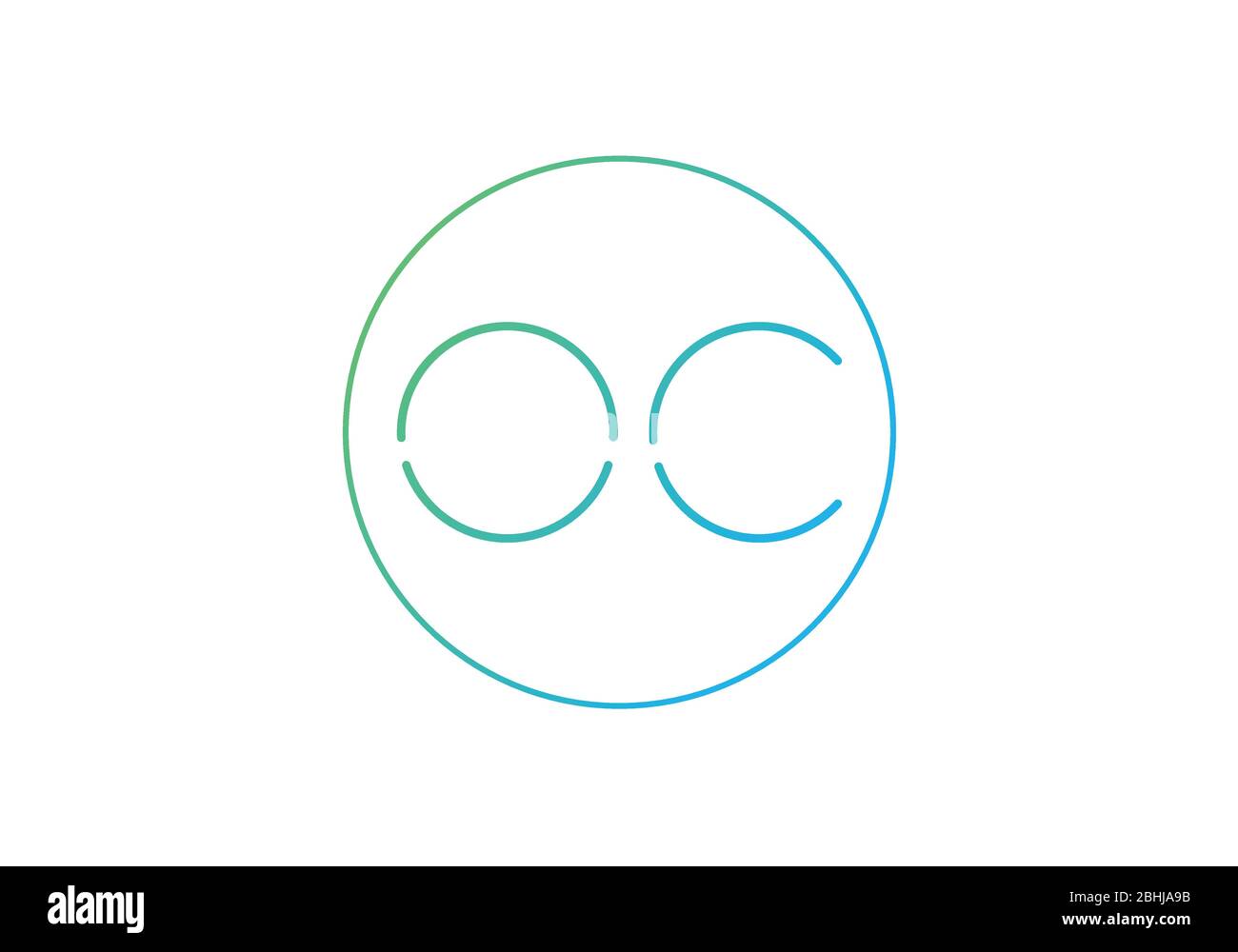 Initial Monogram Letter O C Logo Design Vector Template. OC Letter Logo ...