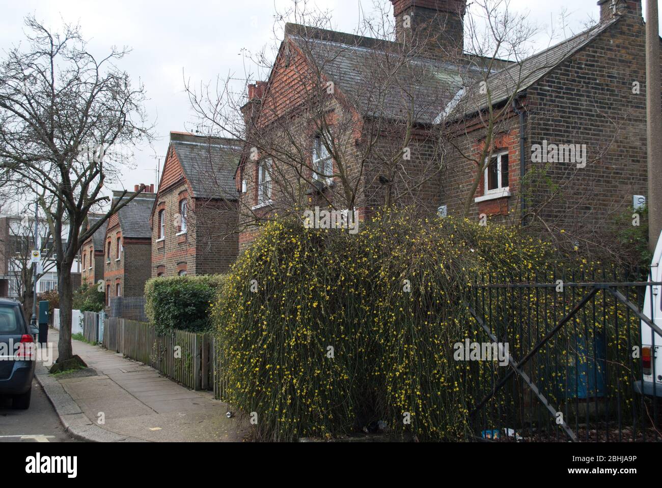 Railway Cottages, Sulgrave Road, Hammersmith, London W6 7RJ Stock Photo ...