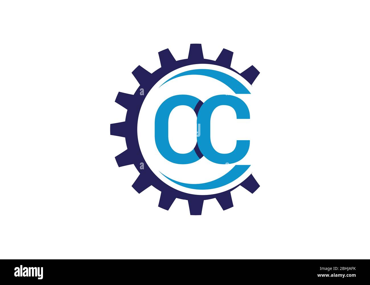 Initial Monogram Letter O C Logo Design Vector Template. OC Letter Logo ...