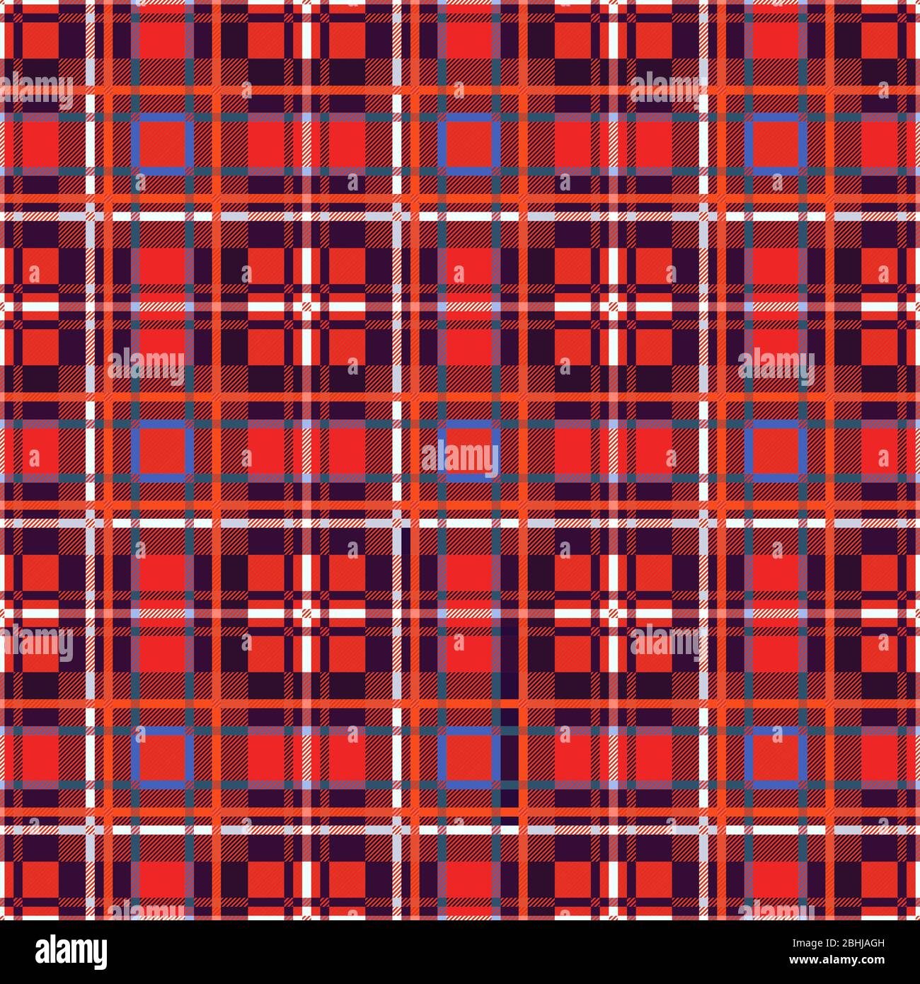 Blank plaid vector textile Stock Vector Images - Alamy