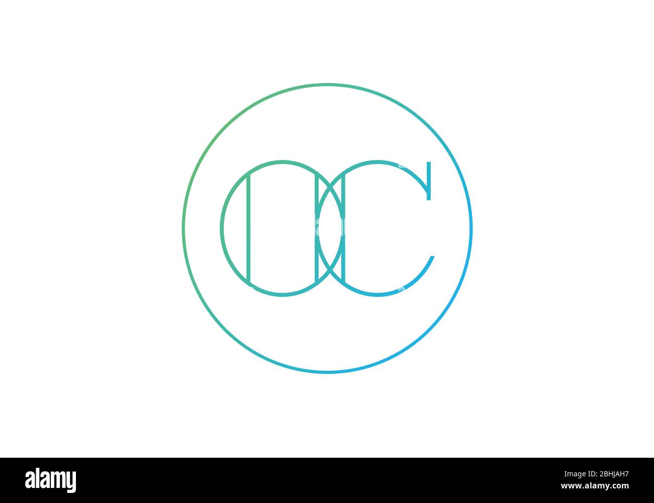 Initial Monogram Letter O C Logo Design Vector Template. OC Letter Logo ...