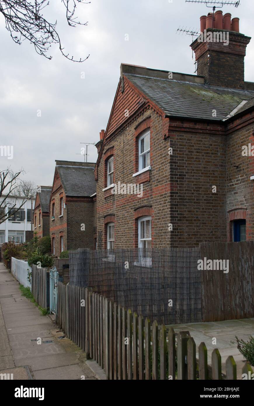 Railway Cottages, Sulgrave Road, Hammersmith, London W6 7RJ Stock Photo ...