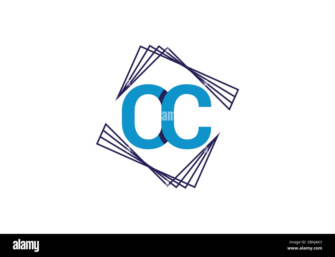 Initial Monogram Letter O C Logo Design Vector Template. OC Letter Logo ...