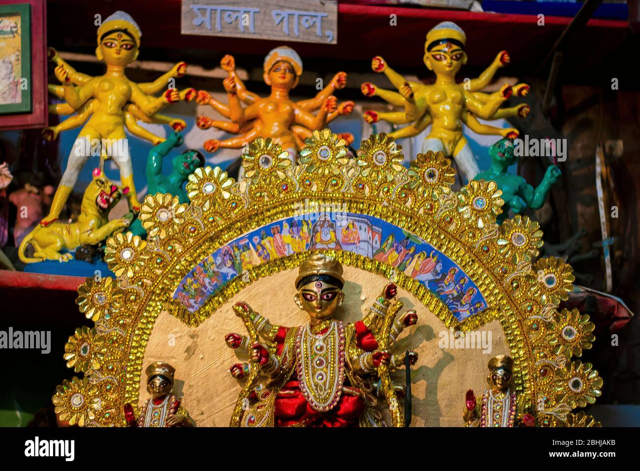 Kolkata durga puja hi-res stock photography and images - Alamy