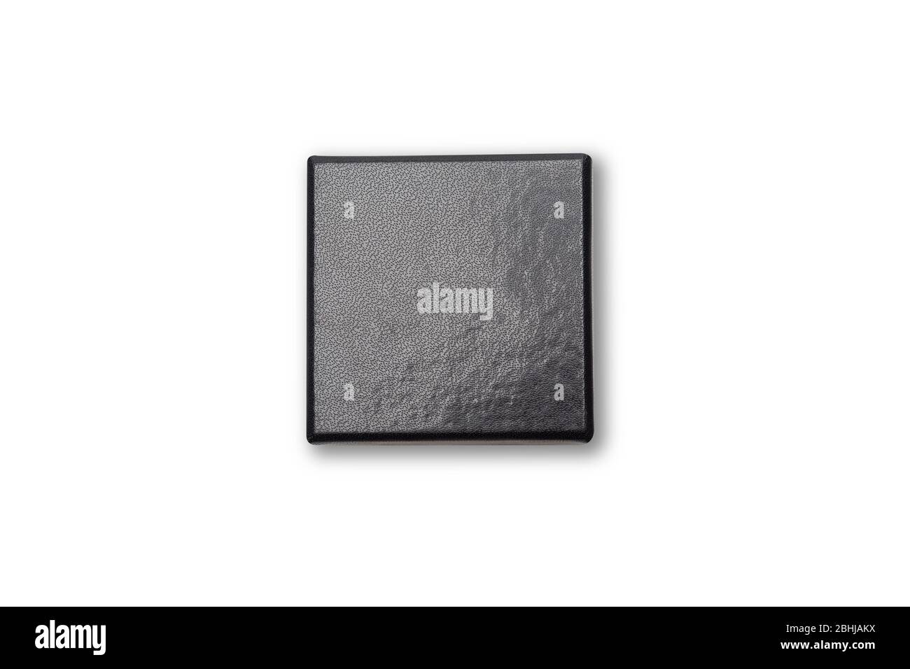 Black box top view isolated on white background with clipping path ...
