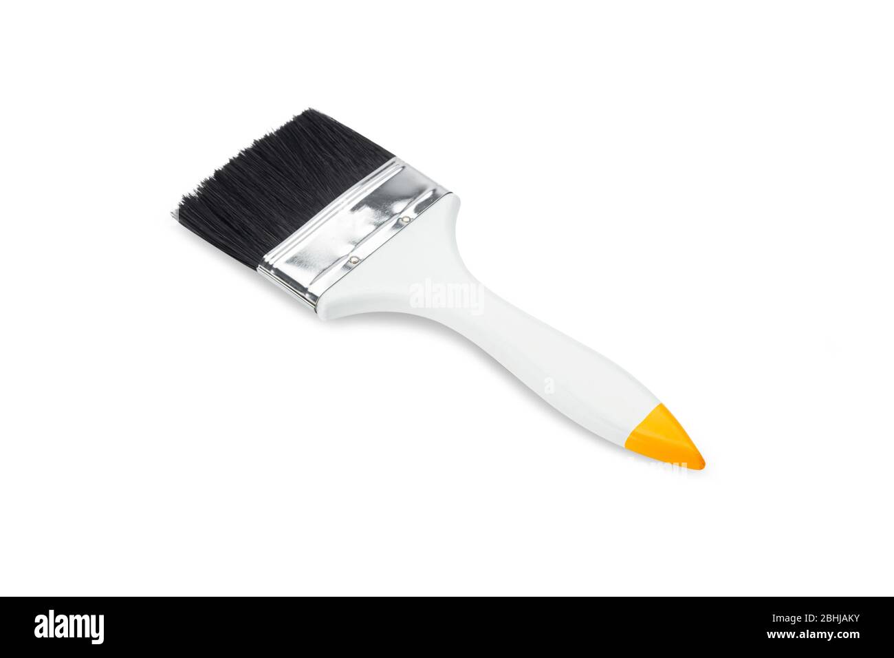 Paintbrush isolated on white background with clipping path Stock Photo ...