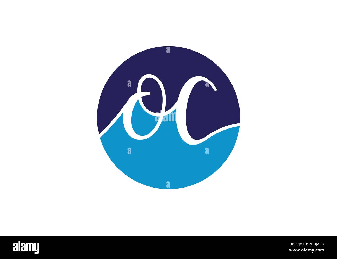 Initial Monogram Letter O C Logo Design Vector Template. OC Letter Logo ...