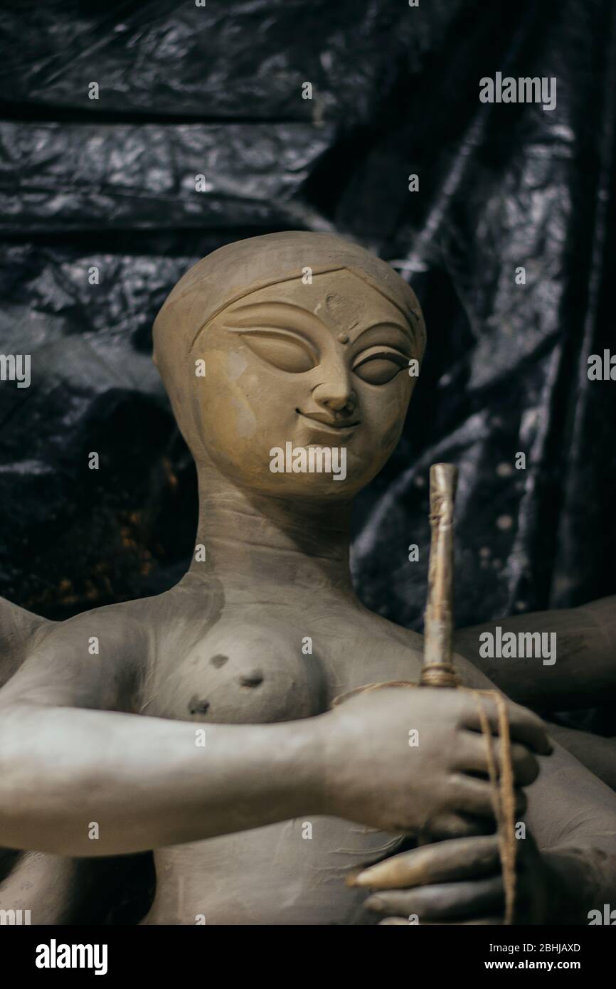 Mala Pal a famous artist in Kumartuli Stock Photo - Alamy