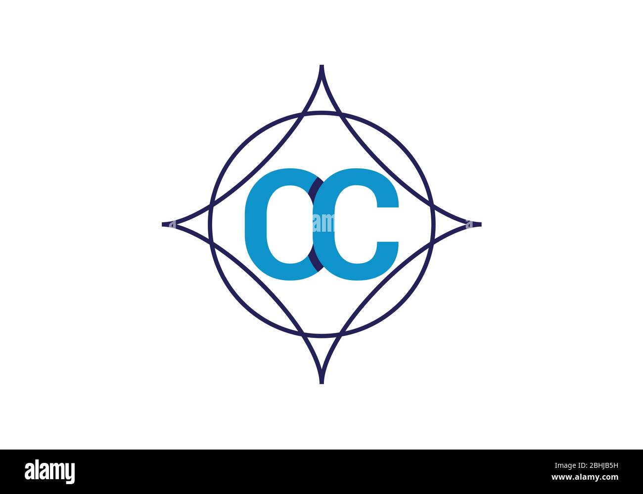 Initial Monogram Letter O C Logo Design Vector Template. OC Letter Logo ...