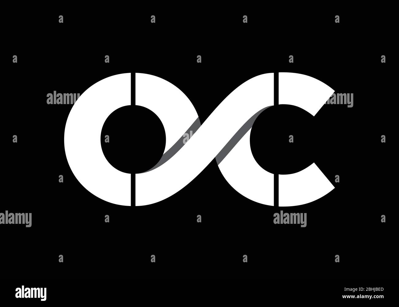 Initial Monogram Letter O C Logo Design Vector Template. OC Letter Logo ...