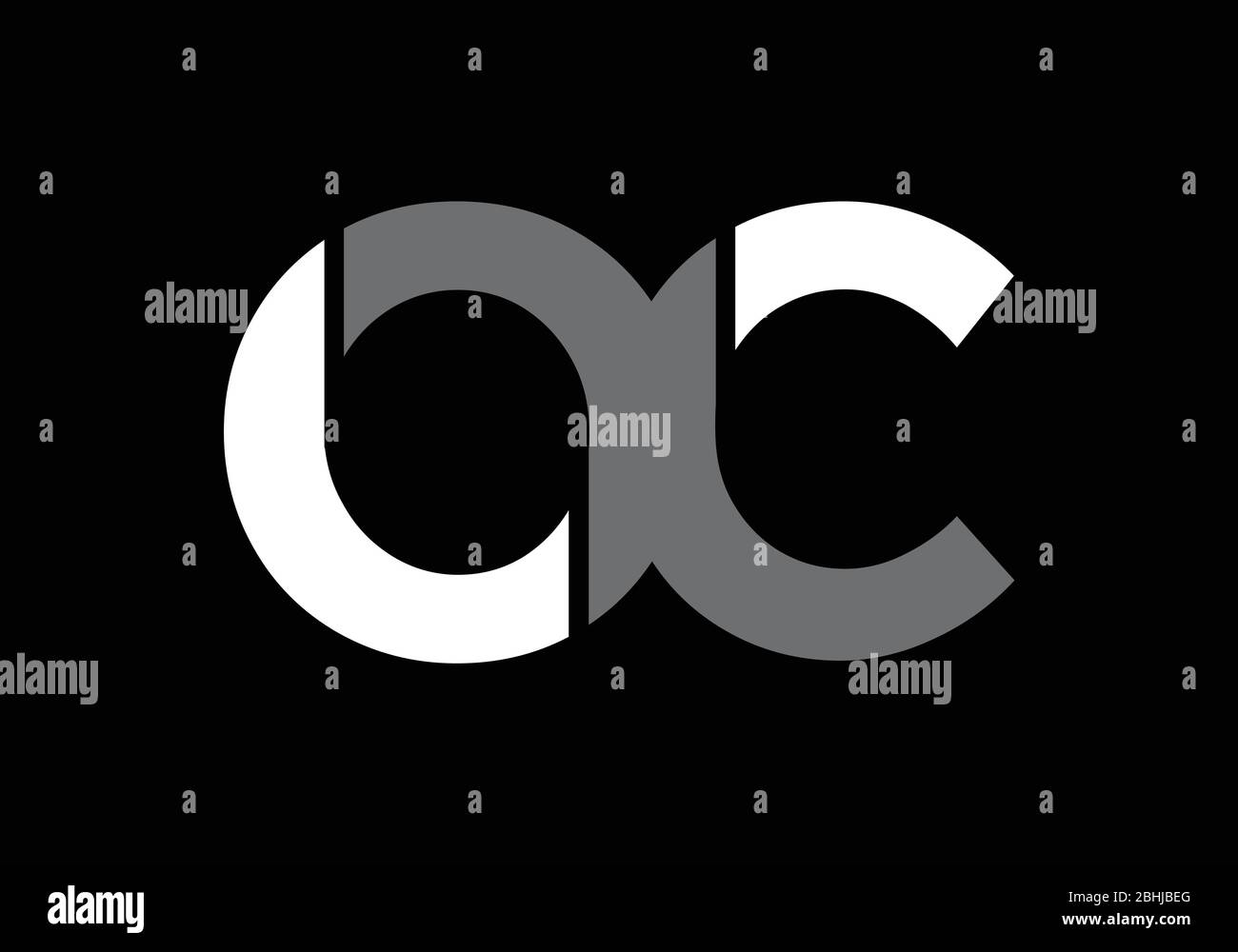 Initial Monogram Letter O C Logo Design Vector Template. OC Letter Logo ...