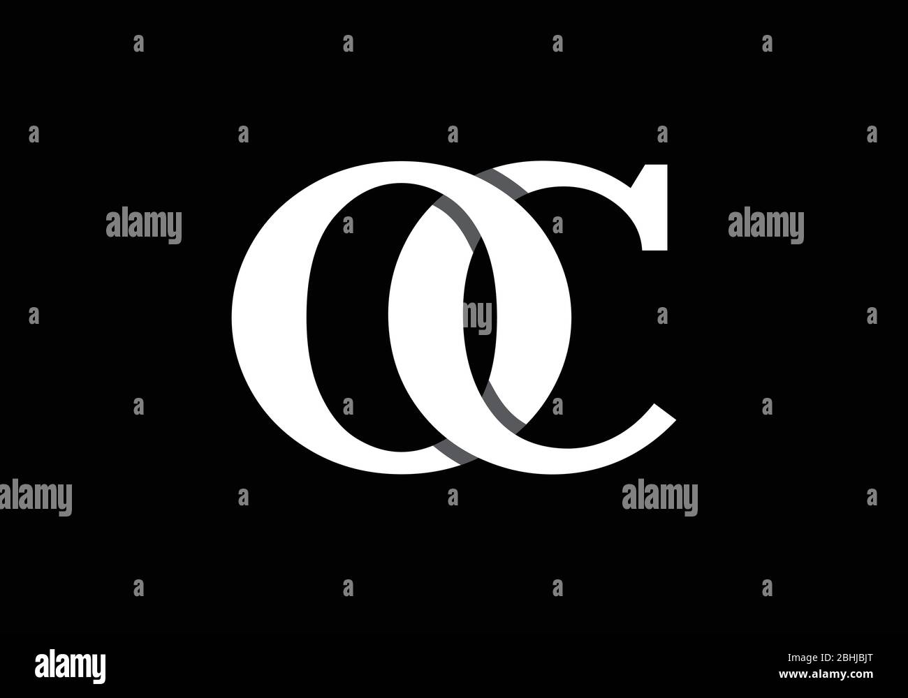Initial Monogram Letter O C Logo Design Vector Template. OC Letter Logo ...