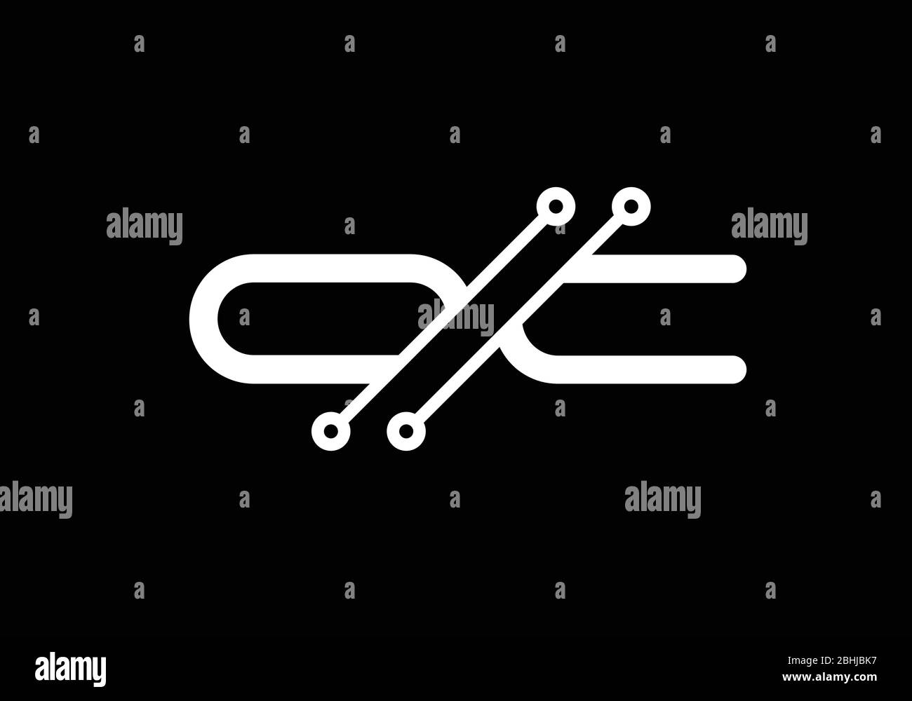 Initial Monogram Letter O C Logo Design Vector Template. OC Letter Logo ...