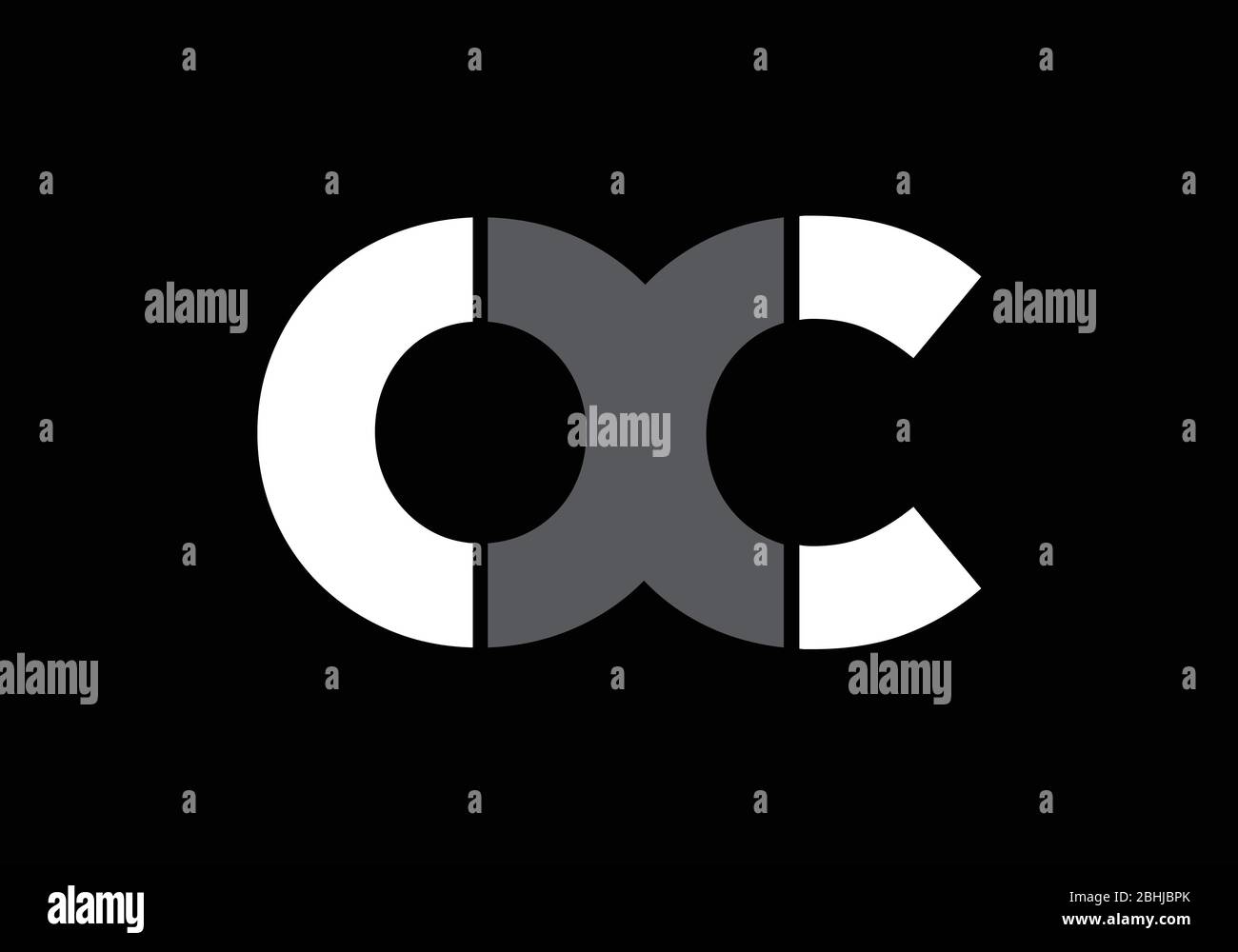 Initial Monogram Letter O C Logo Design Vector Template. OC Letter Logo ...