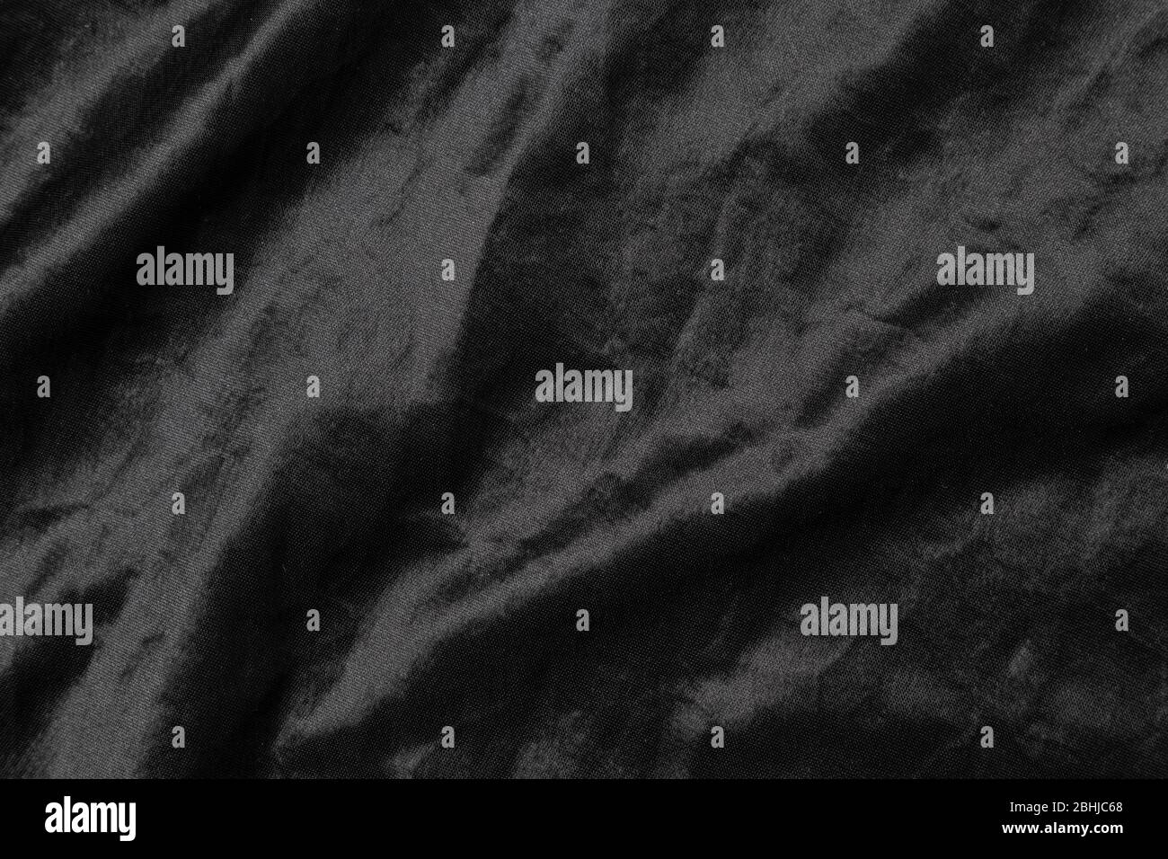 Abstract black fabric cloth texture background or liquid wave or wavy ...