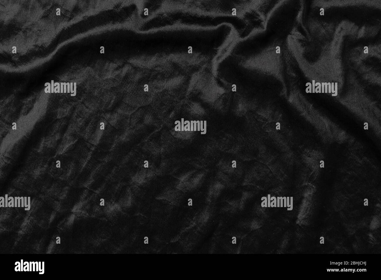 Abstract black fabric cloth texture background or liquid wave or wavy ...