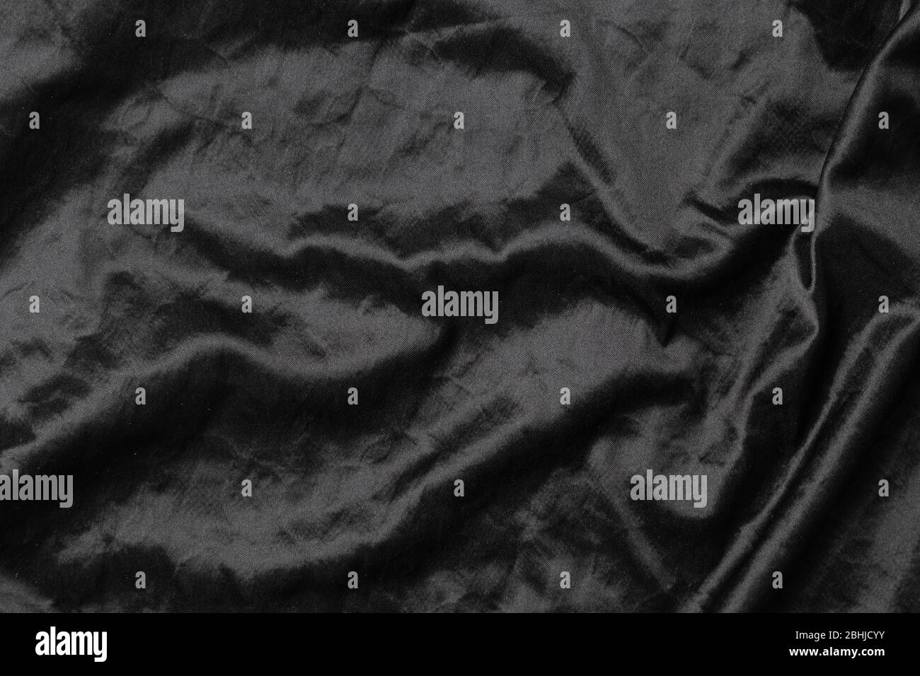 Abstract black fabric cloth texture background or liquid wave or wavy ...