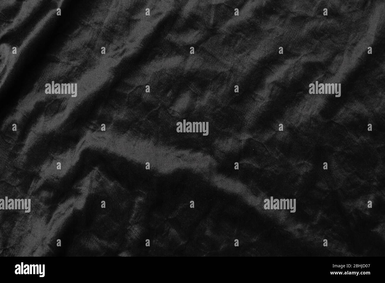 Abstract black fabric cloth texture background or liquid wave or wavy ...