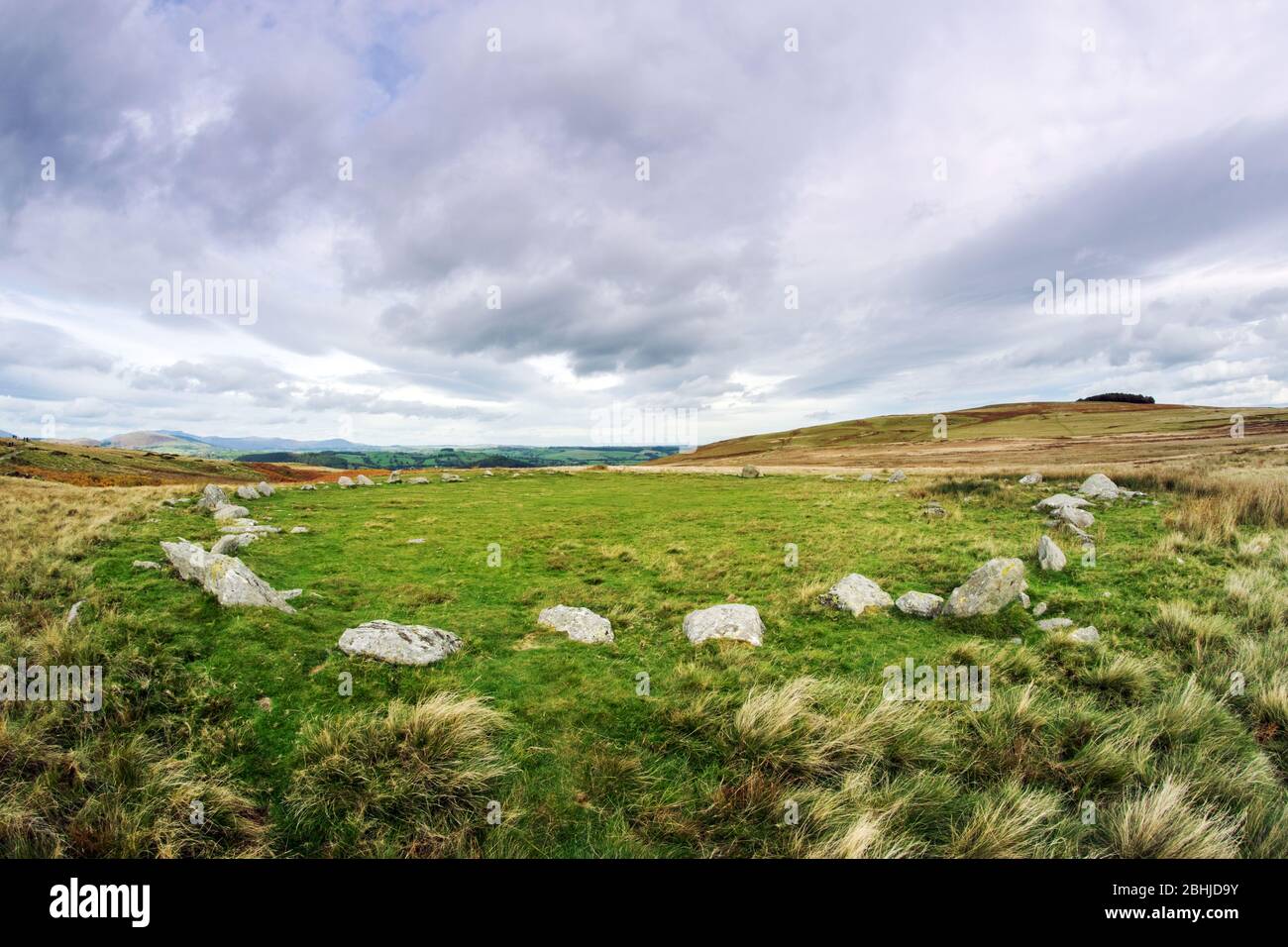 The Cockpit Stone Circle, Barton Fell, Cumbria UK Stock Photo - Alamy