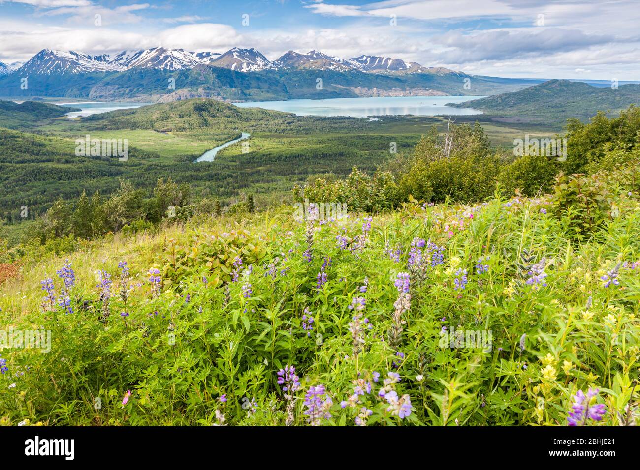 Skilak Lake, Skilak Wildlife Recreation Area, Kenai Peninsula, Alaska ...