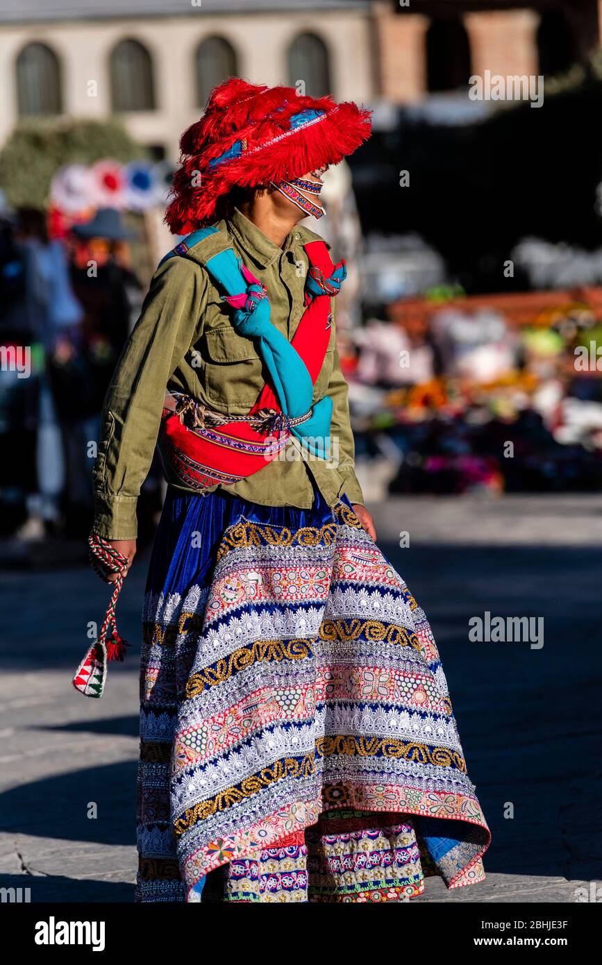 Colca valley,waititi dancer,Arequipa,Peru,South America Stock Photo - Alamy