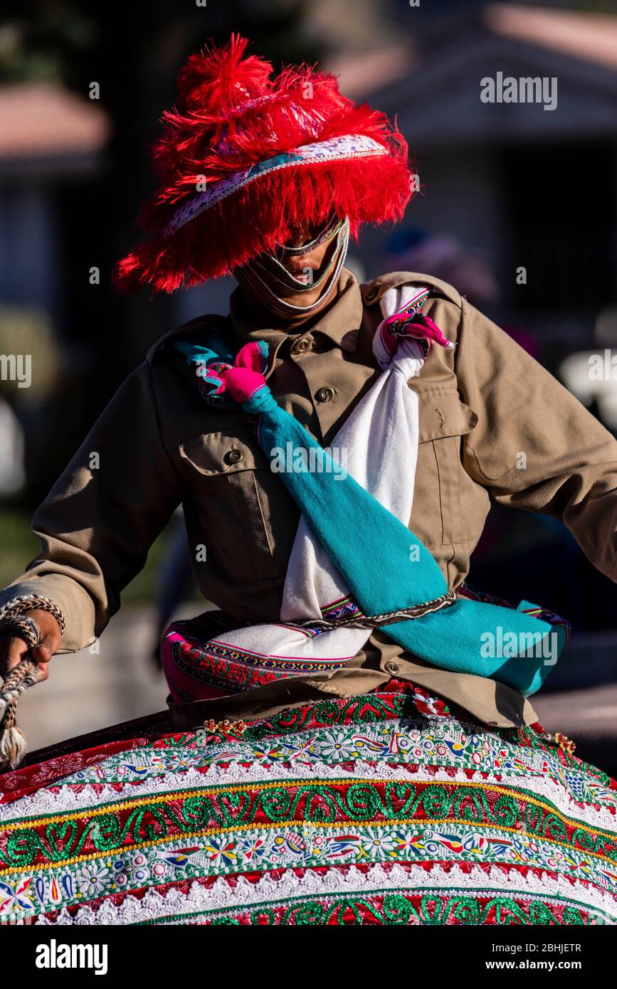 Colca valley,waititi dancer,Arequipa,Peru,South America Stock Photo - Alamy