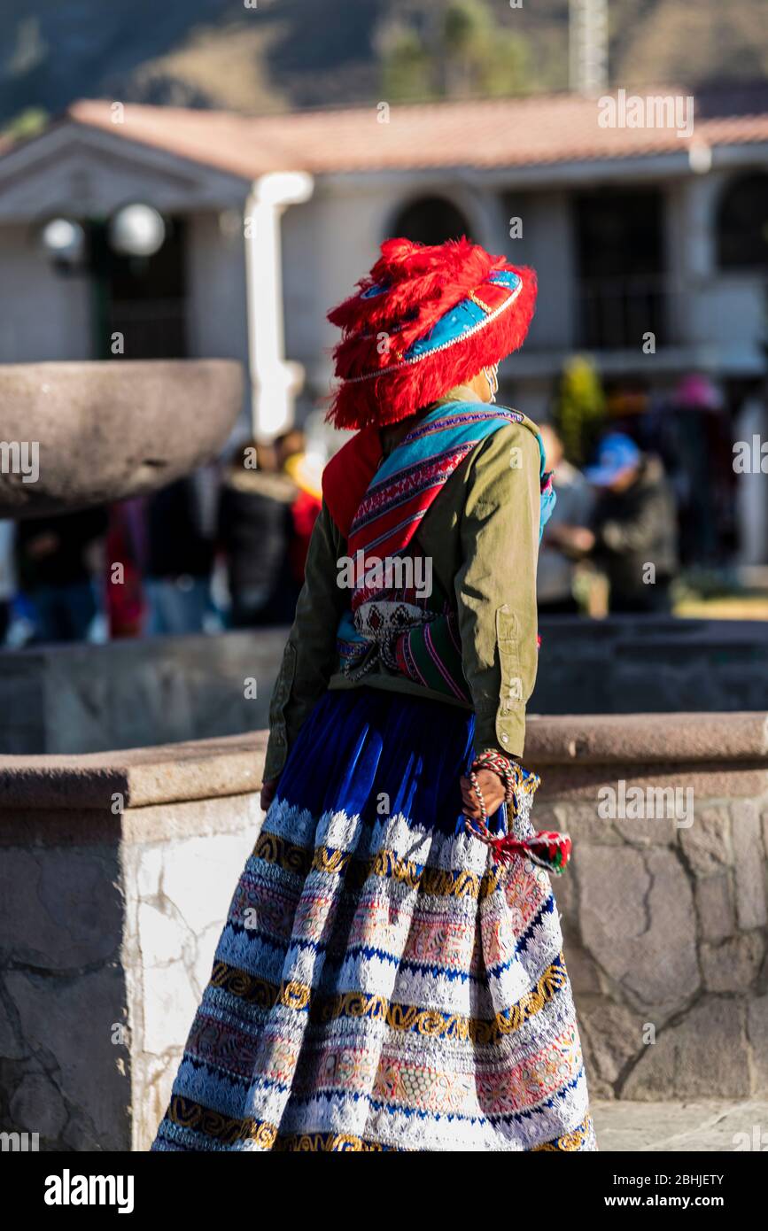 Colca valley,waititi dancer,Arequipa,Peru,South America Stock Photo - Alamy