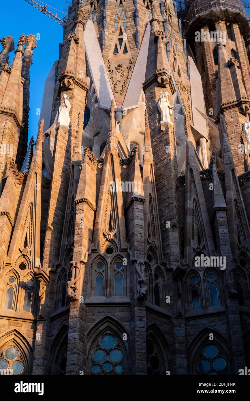 Expiatory temple of the Holy Family,Barcelona,Spain,Europe.Antonio ...