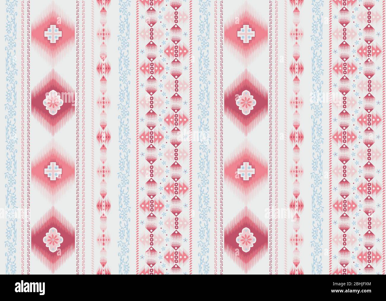 seamless traditional ikat design background Stock Photo - Alamy