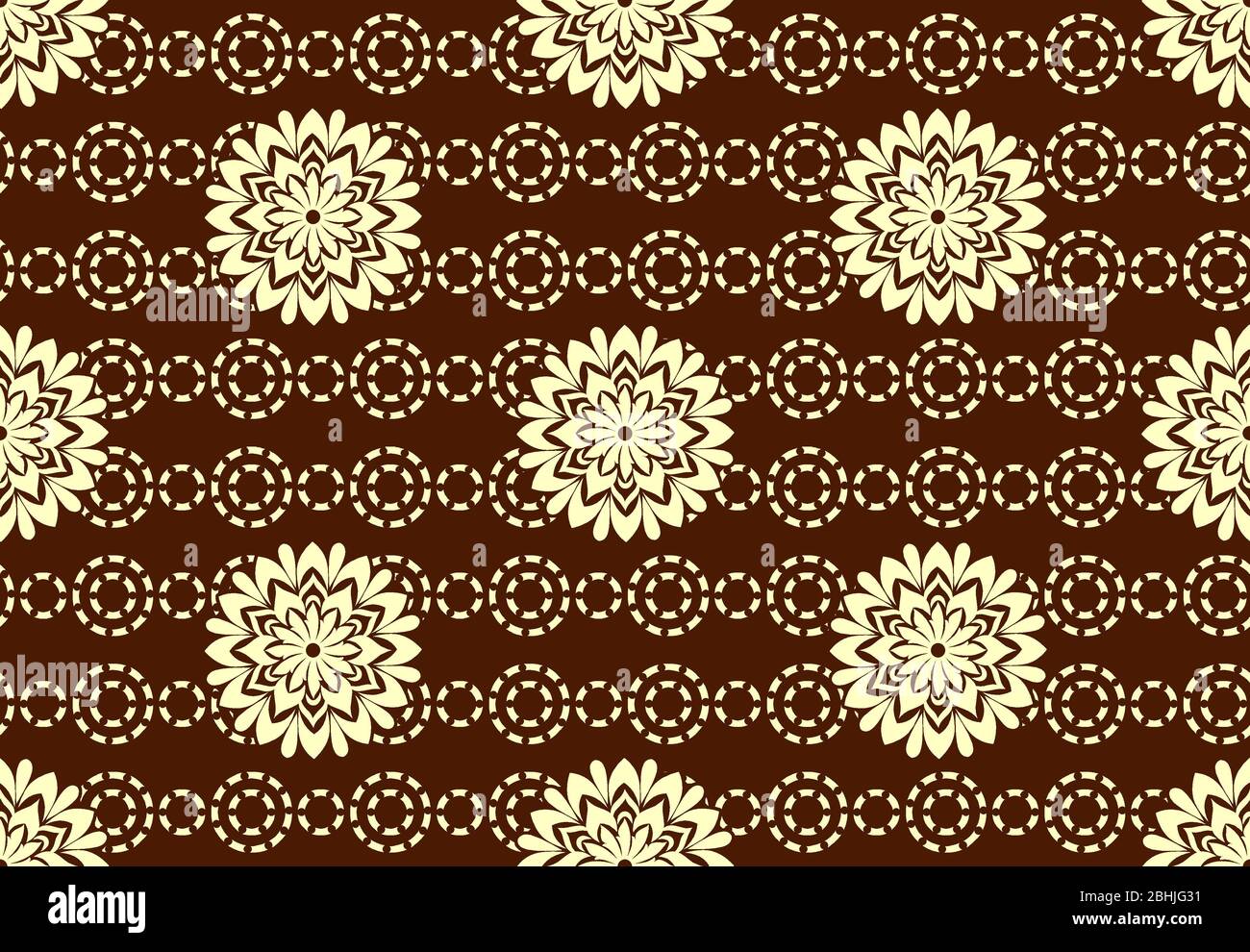 seamless traditional bold flower background Stock Photo - Alamy