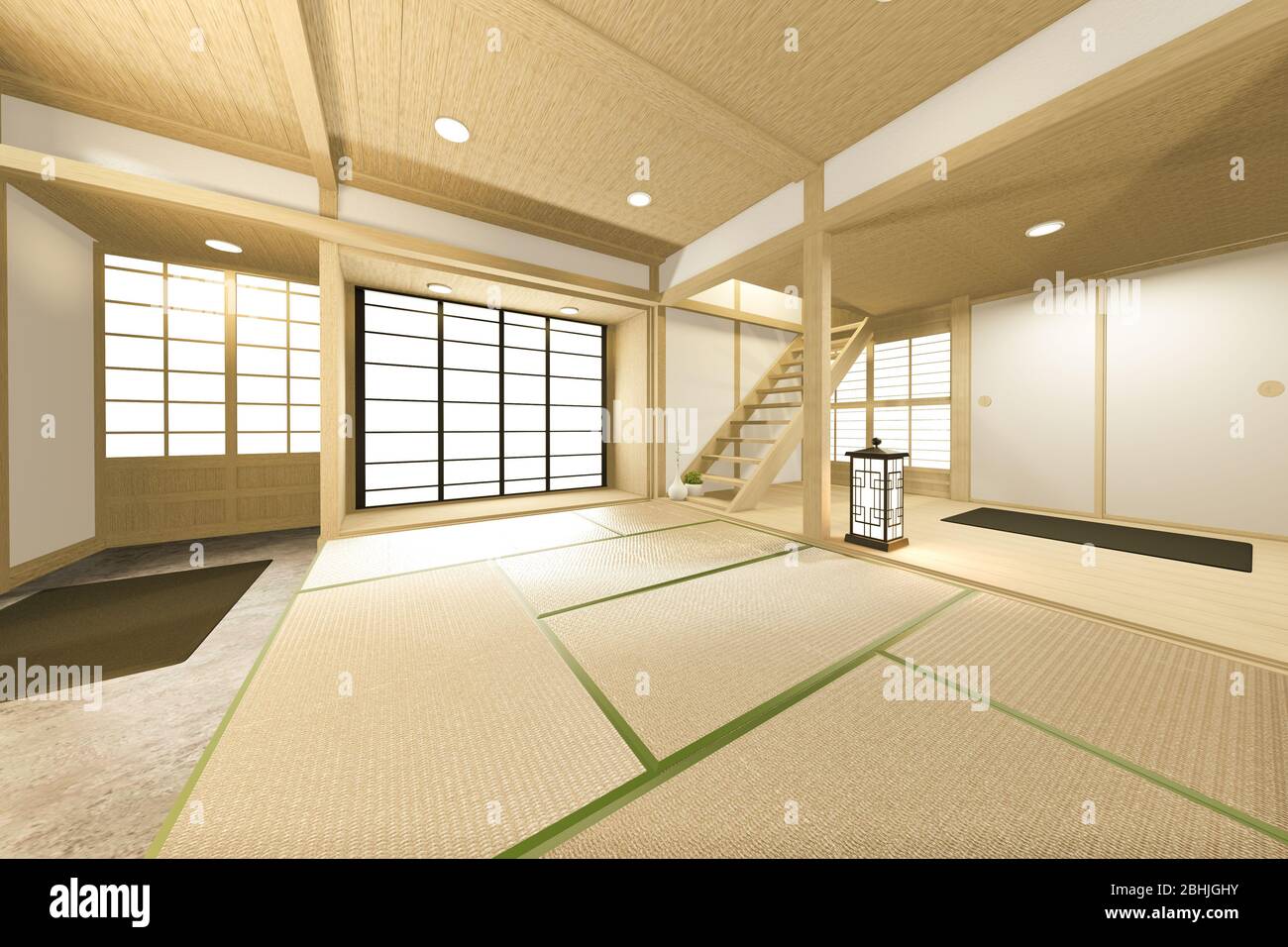 Empty judo dojo hi-res stock photography and images - Alamy