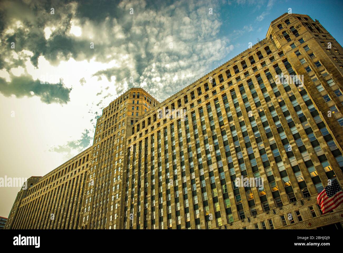 Merchandise Mart facade, Chicago, Illinois Stock Photo - Alamy