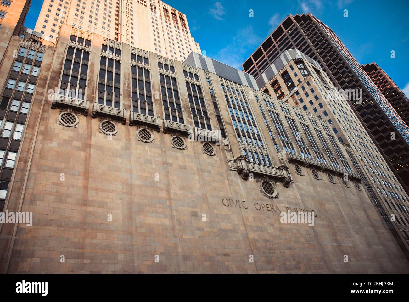 Civic Opera Building in Chicago, IL Stock Photo - Alamy