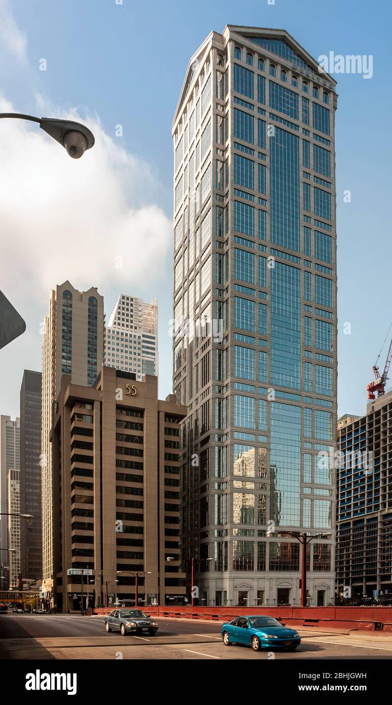 United Airlines building at 77 West Wacker Drive, Chicago, Illinois ...
