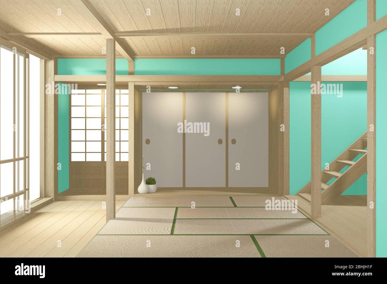 Empty judo dojo hi-res stock photography and images - Alamy