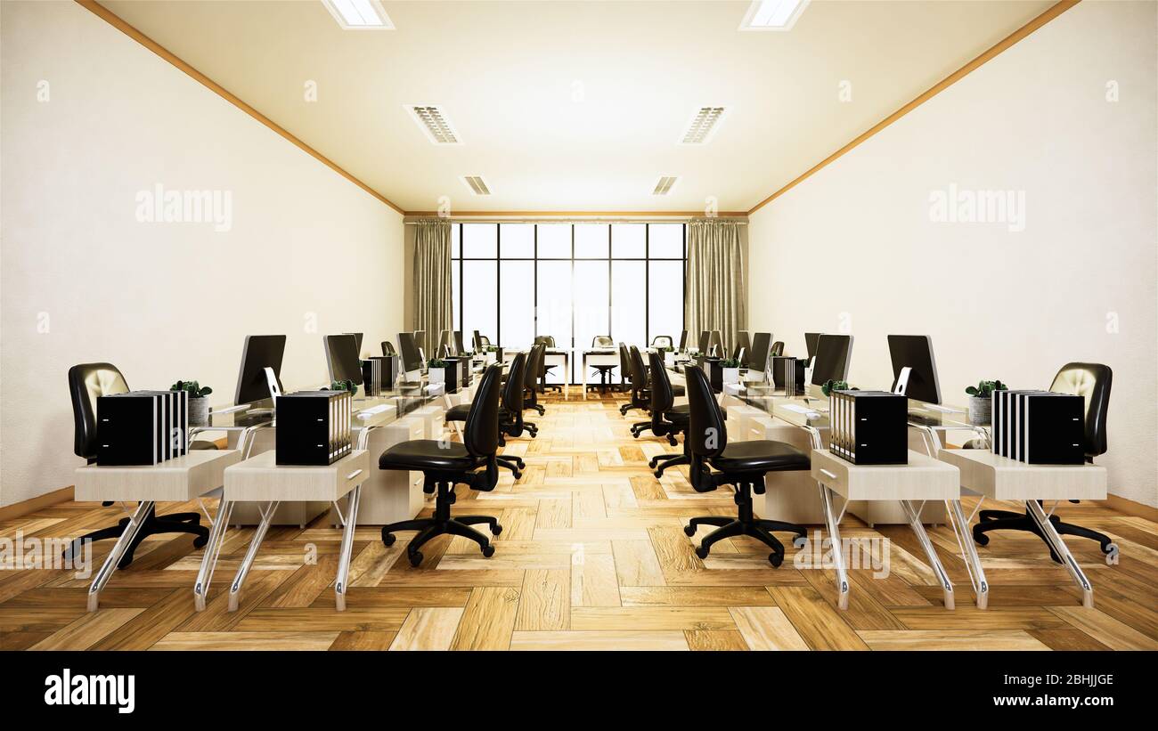 News studio white room design Backdrop for TV shows.3D rendering Stock ...