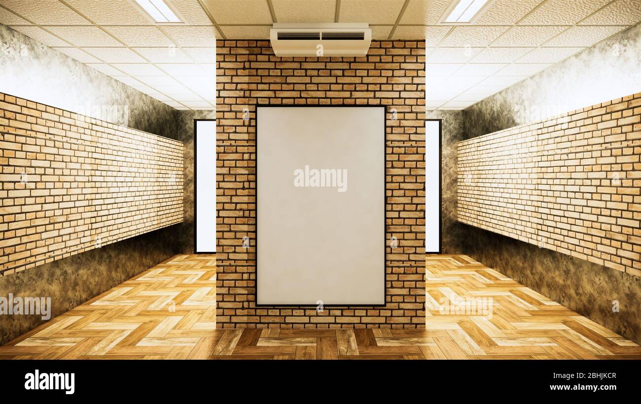 News studio white room design Backdrop for TV shows.3D rendering Stock ...