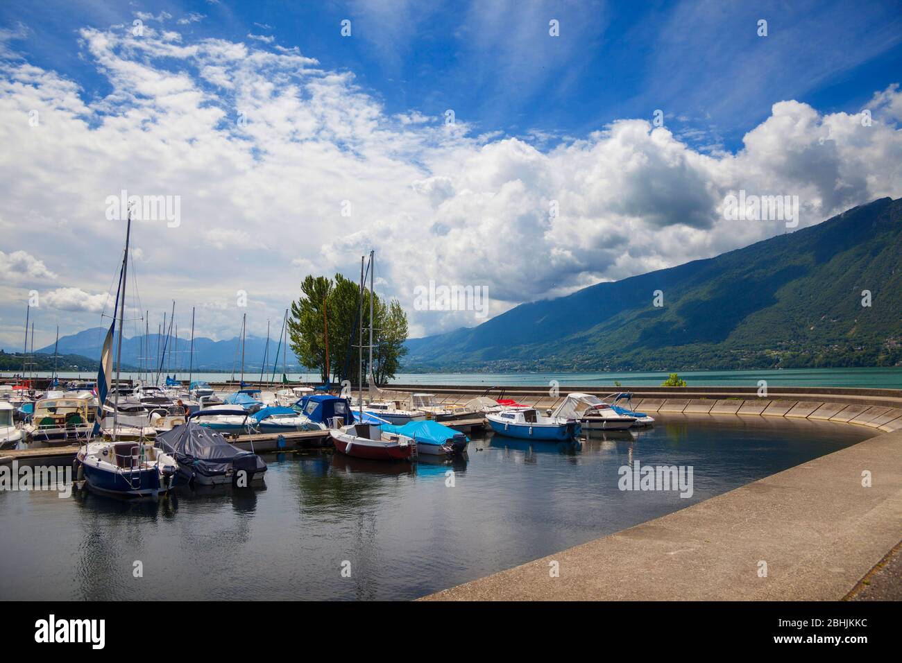 Aix-les-Bains, lake Bourget, France Stock Photo - Alamy