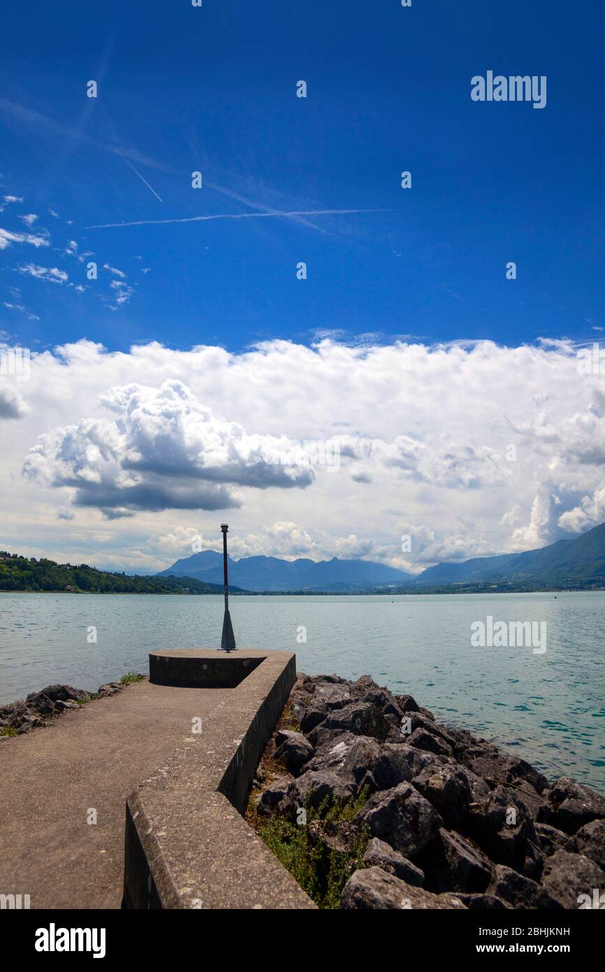 Aix-les-Bains, lake Bourget, France Stock Photo - Alamy