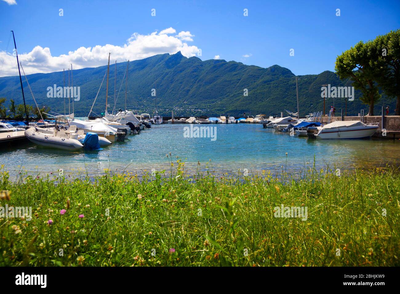 Aix-les-Bains, lake Bourget, France Stock Photo - Alamy